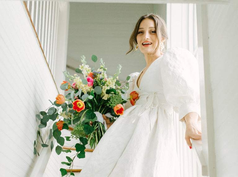 Maudie and Justin’s Hammond Backyard Wedding | themastersinlove.com